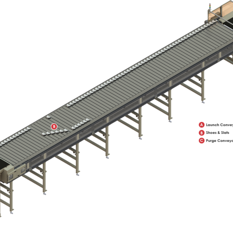 Xstream XL Warehouse Sortation System | NPI Sorters